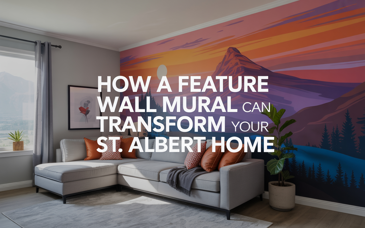 How a Feature Wall Mural Can Transform Your St. Albert Home | DreamArt ...